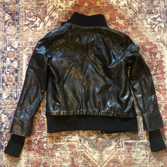 Black Rivet | Jackets & Coats | Black Rivet Vegan Leather Moto Jacket ...